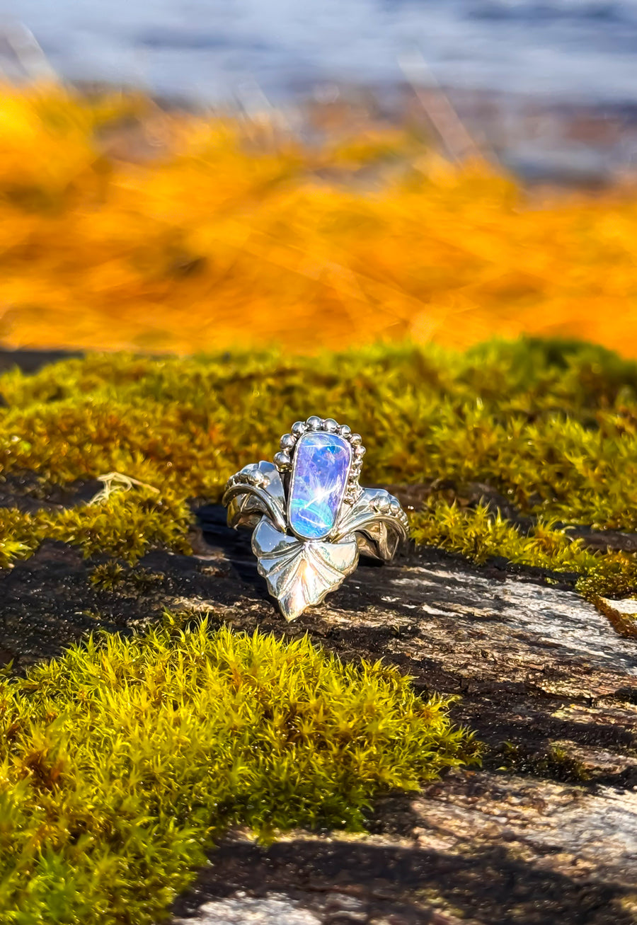 Boulder Opal Rings Sprite Series – Twisted Ginger Jewelry