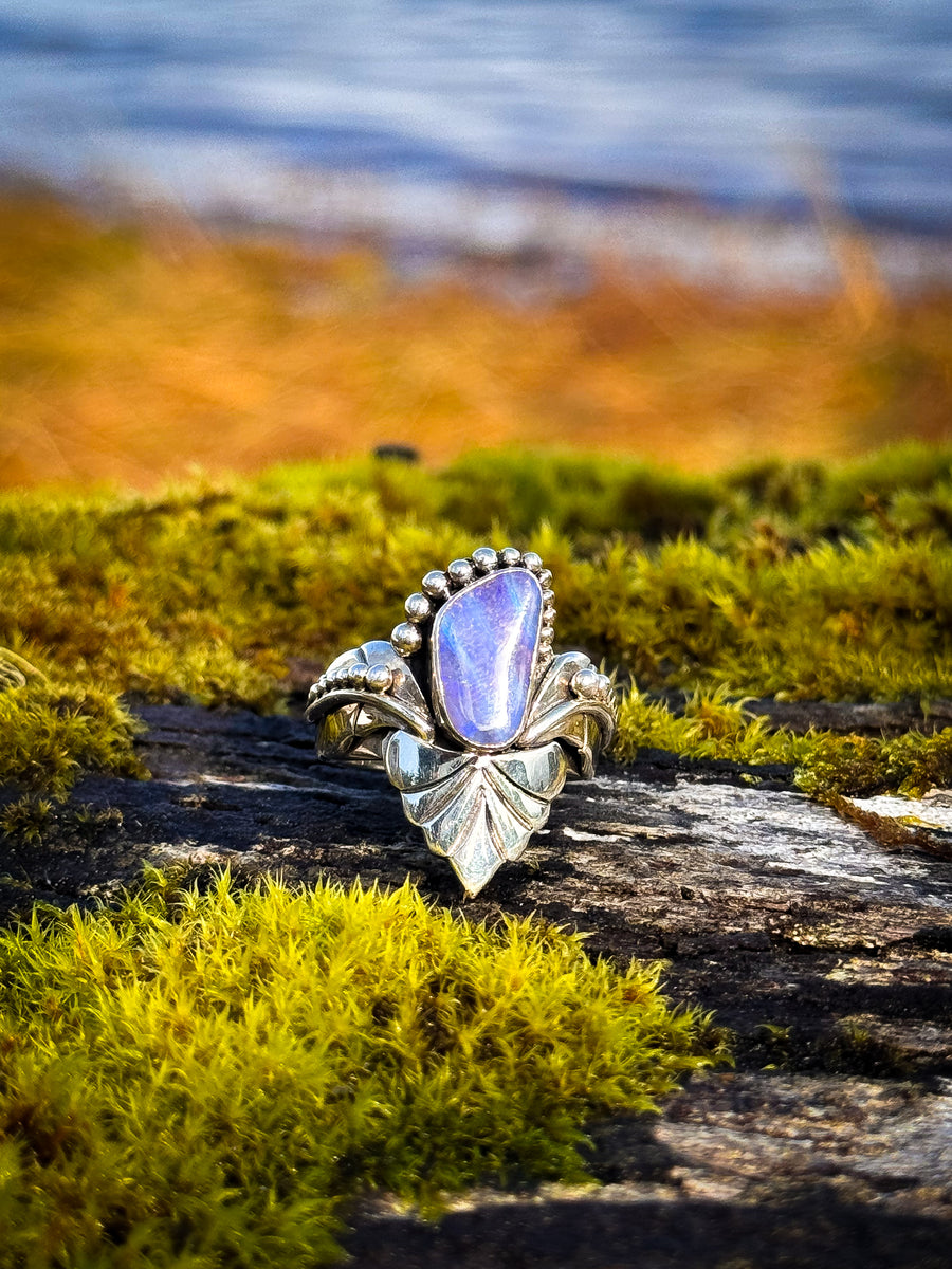 Boulder Opal Rings Sprite Series – Twisted Ginger Jewelry